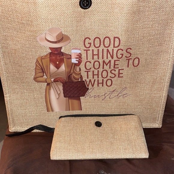 Bags | Tote And Wallet Set | Poshmark